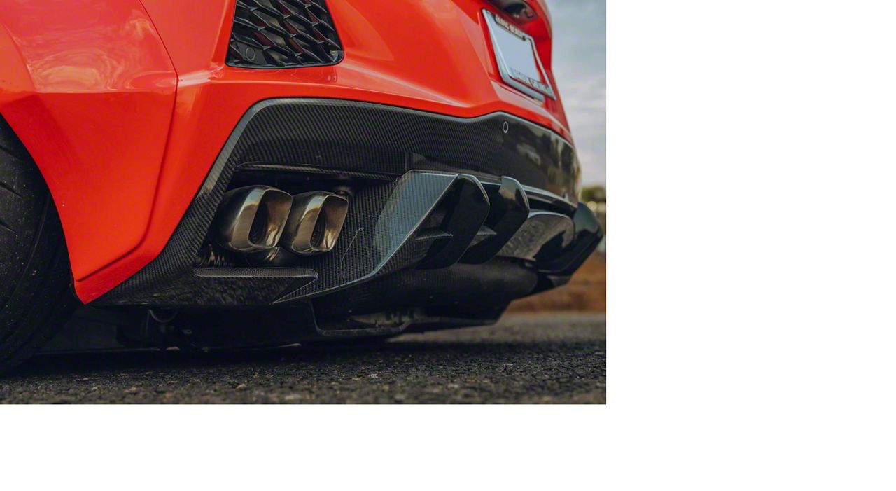 Streethunter Designs Corvette Rear Diffuser; Carbon Fiber SHD-C8-DIFF ...