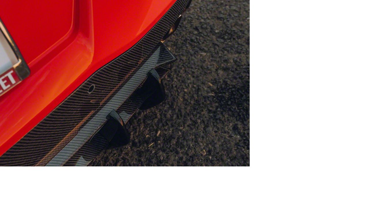 Streethunter Designs Corvette Rear Diffuser; Carbon Fiber SHD-C8-DIFF ...