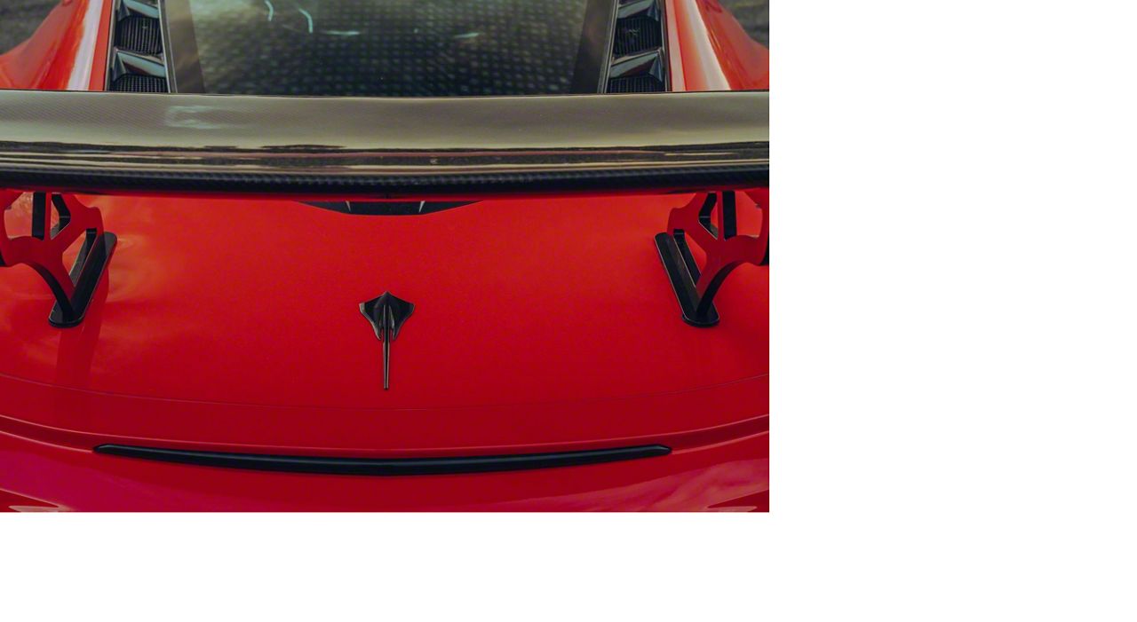 Streethunter Designs Corvette Rear Wing; Carbon Fiber SHD-C8-WING (20 ...