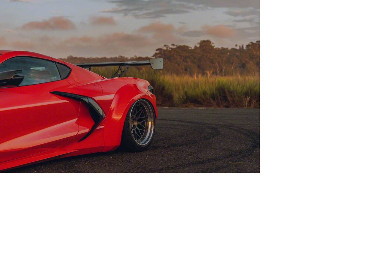 Streethunter Designs Corvette Wide Body Kit with Carbon Fiber Front Lip ...