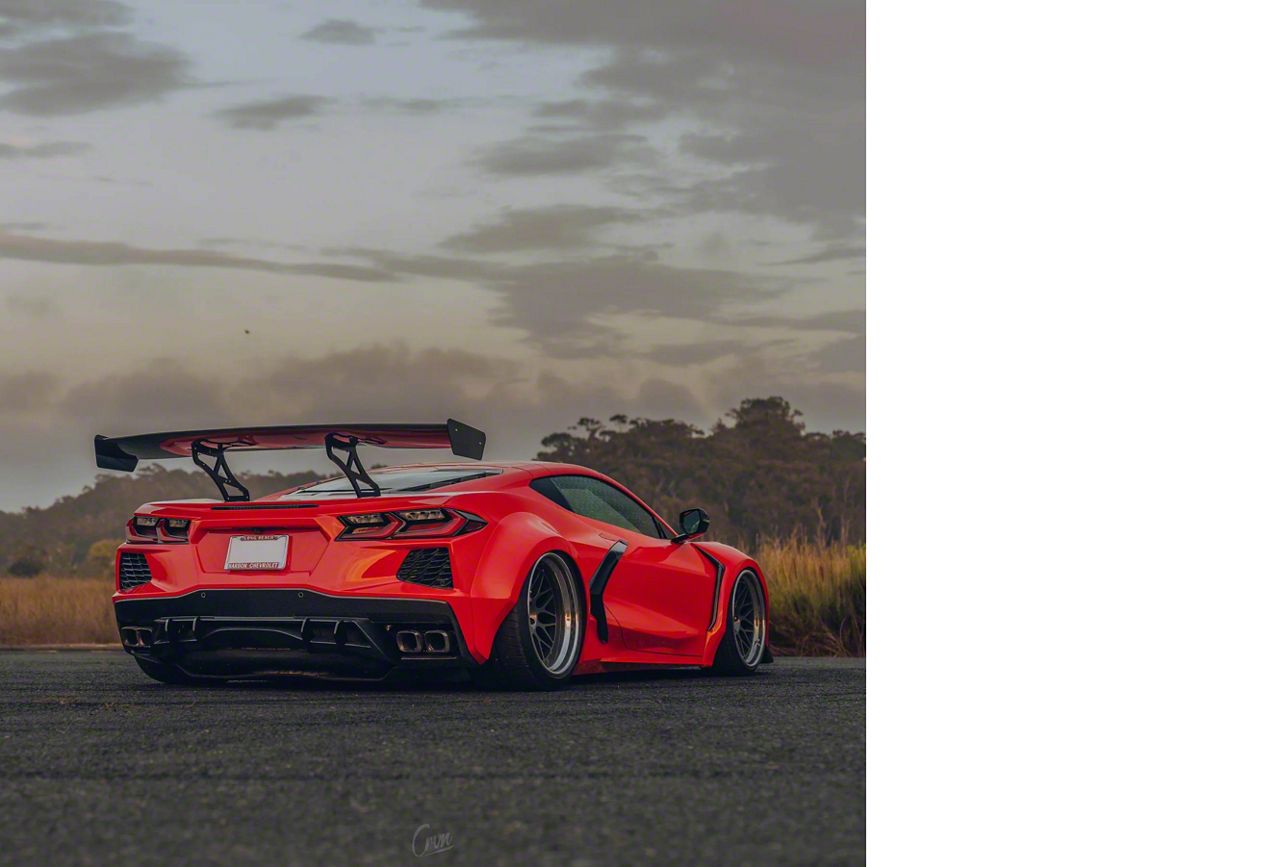 Streethunter Designs Corvette Wide Body Kit with Fiberglass Front Lip ...