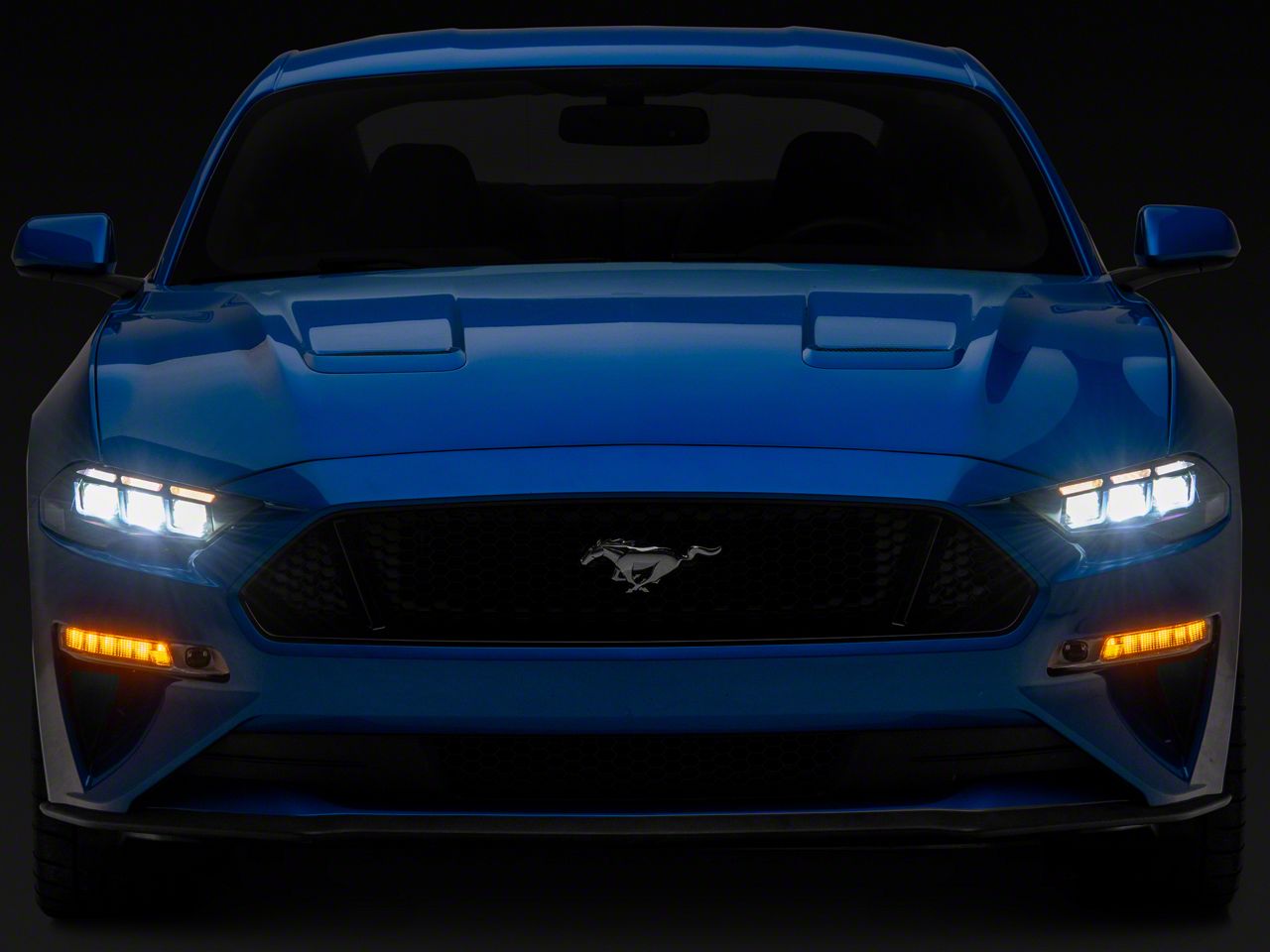 Striker Lights Mustang RGB Flow Series S650 Style Headlights with ...