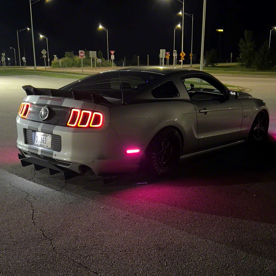 Mustang RGB Side Markers; Front; Smoked (10-14 Mustang) - Free Shipping