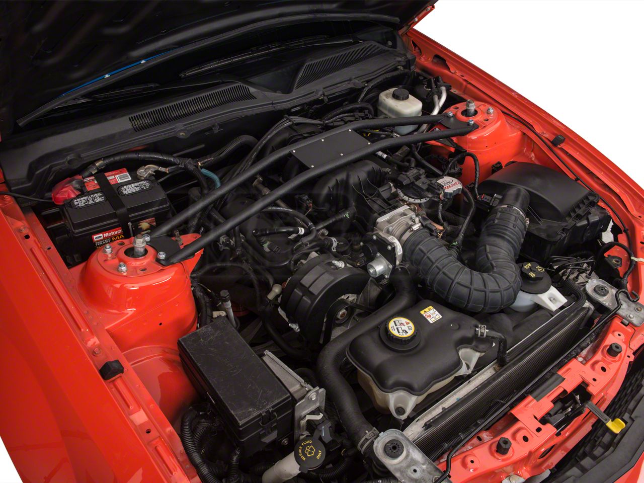 SR Performance Mustang Strut Tower Brace; Black 383960 (05-14 Mustang ...