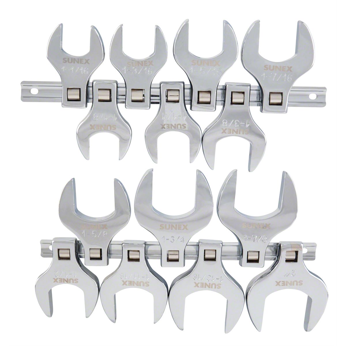 Sunex Universal AM 1/2-Inch Drive Polished Jumbo SAE Crowfoot Wrench ...