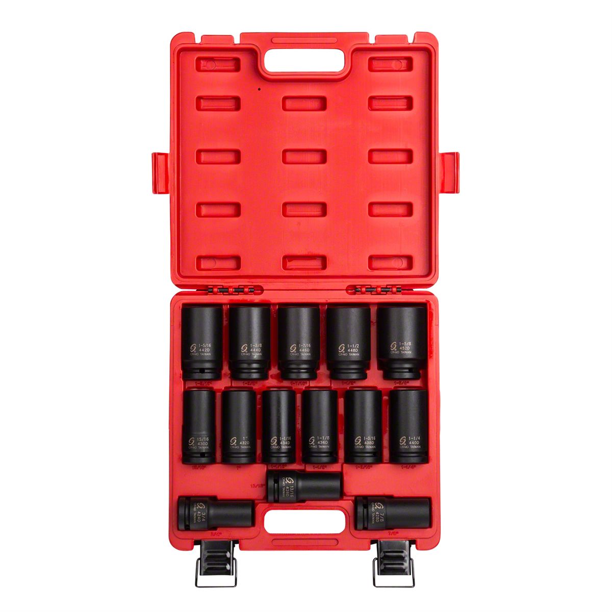 Sunex Universal AM 3/4-Inch Drive SAE Deep Impact Socket Set; 6-Point ...