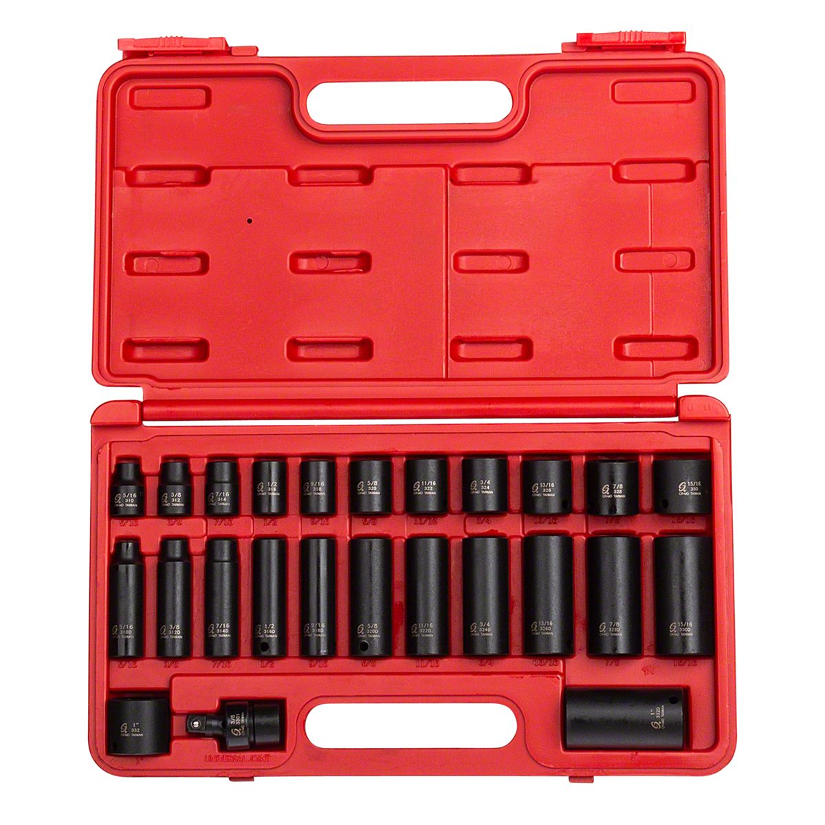 Sunex Universal AM 3/8-Inch Drive SAE Standard and Deep Master Impact ...