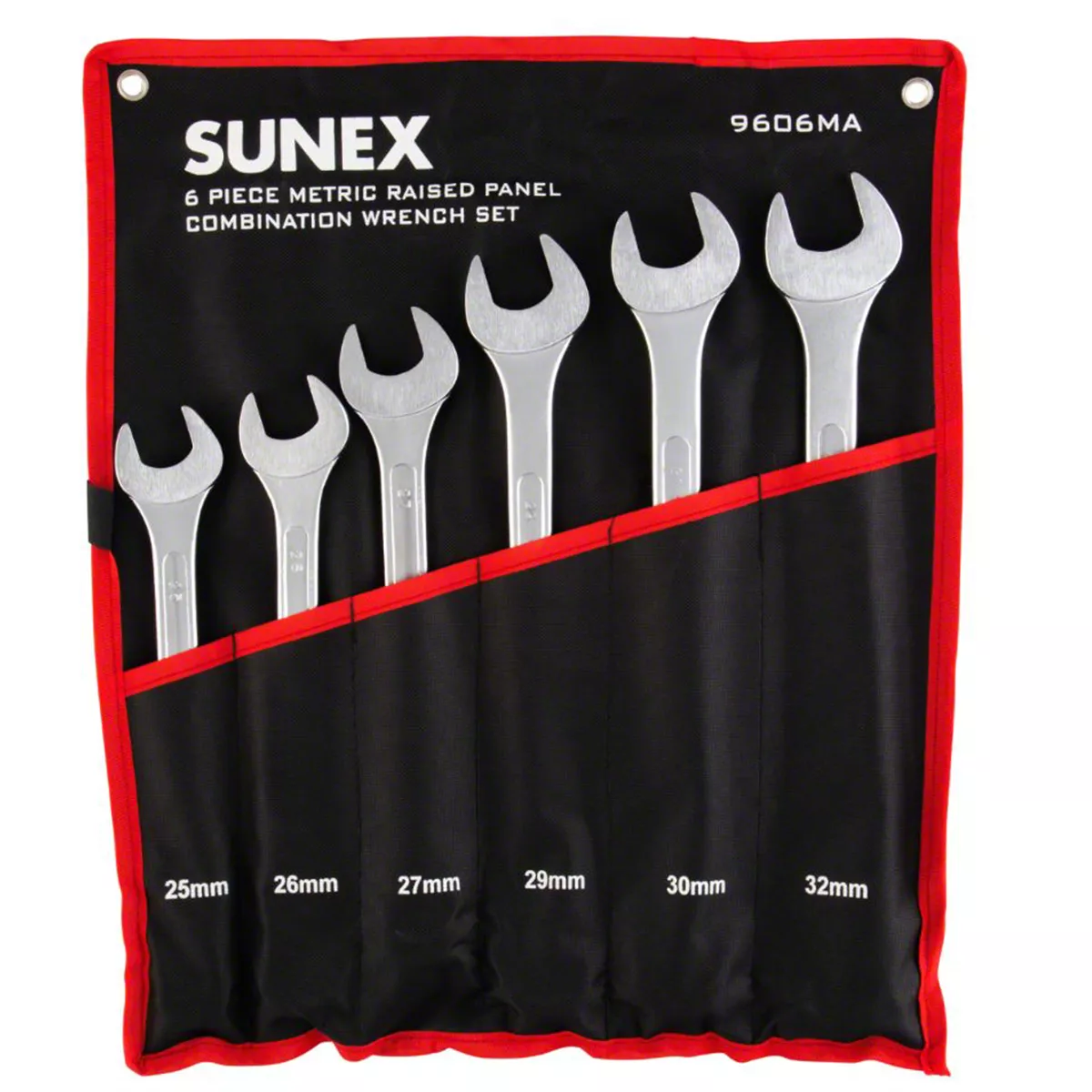 Sunex Universal AM Metric Raised Panel Combination Wrench Set; 6-Piece ...