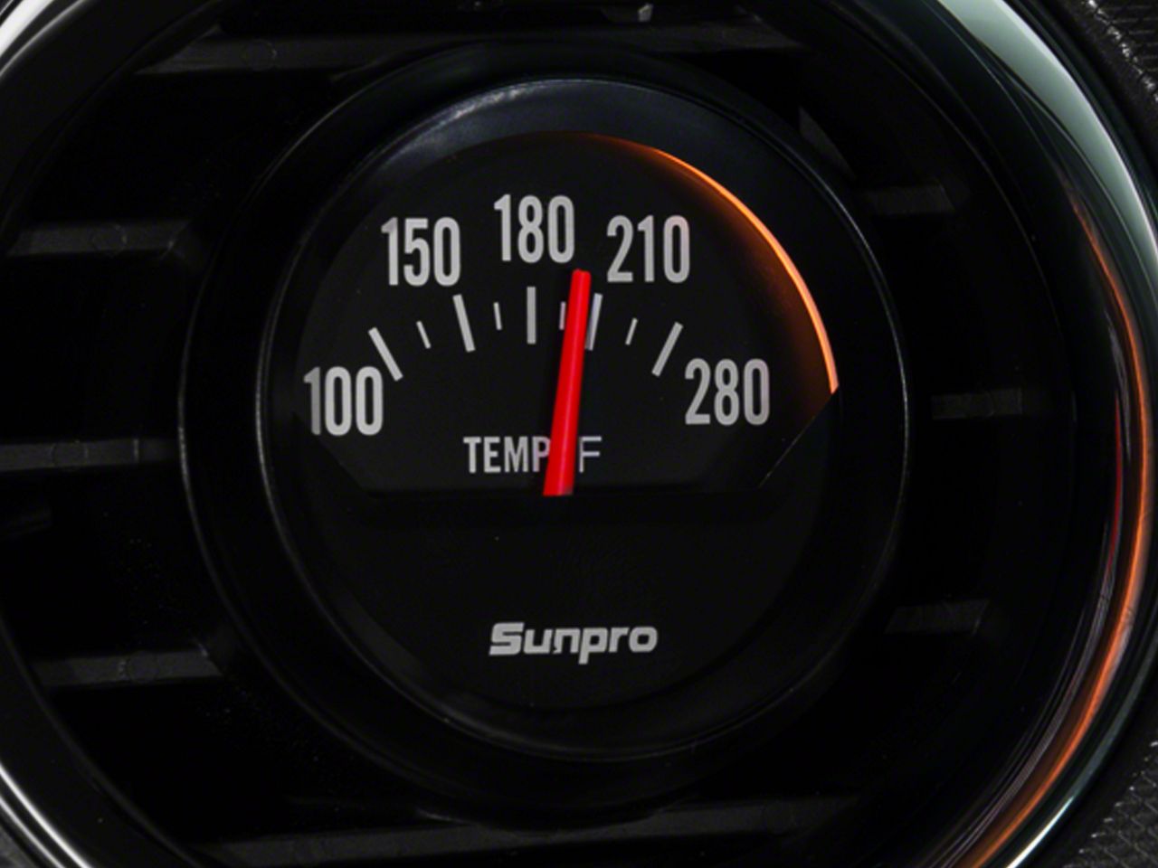 Bosch Mustang Black Styleline Water Temp Gauge; Electrical SP0F00049 ...