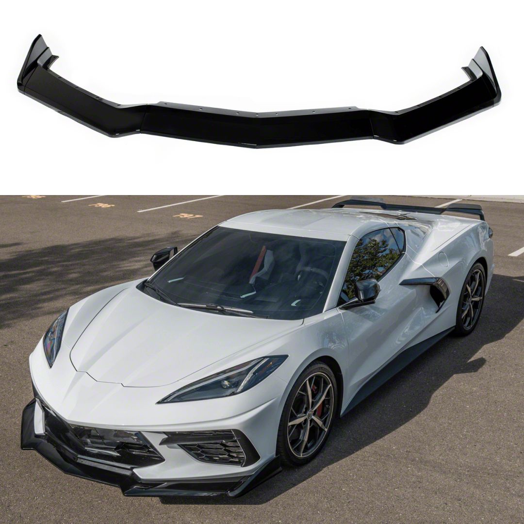 SuperAutoUSA Corvette Performance Extended Front Lip Splitter; Hydro ...