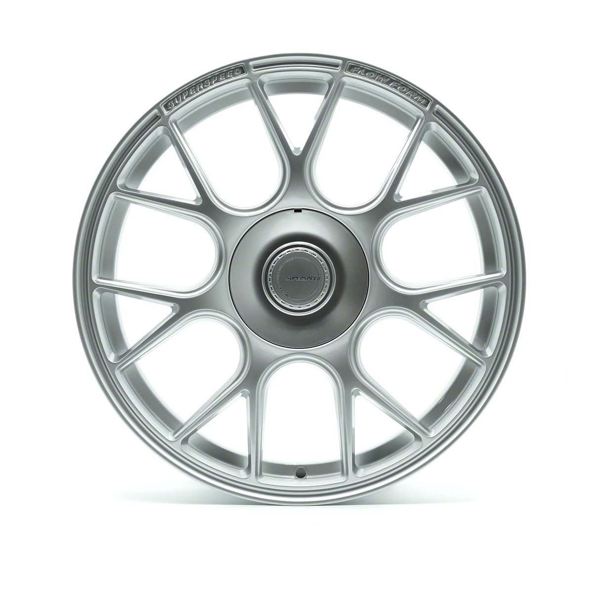 Superspeed Wheels Mustang RF01 Progressive Speed Silver Wheel; 19x9.5 ...