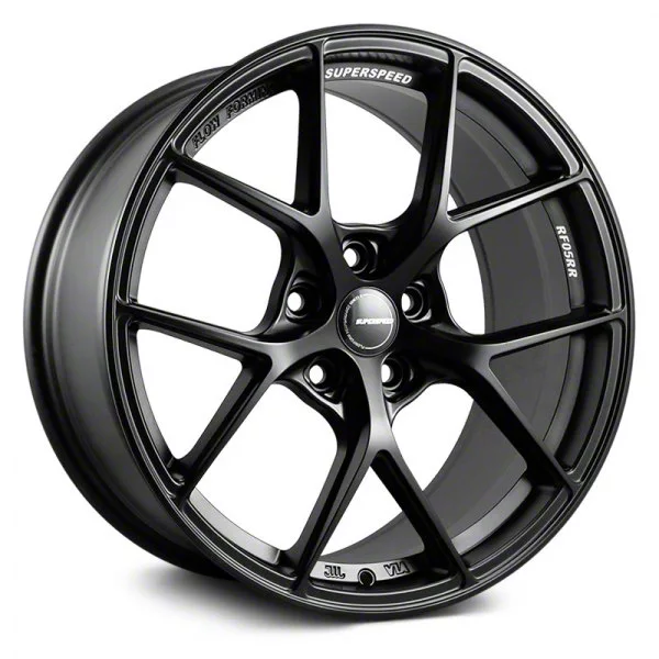 Superspeed Wheels Camaro RF05RR Matte Black Wheel; 18x9.5; 38mm Offset ...