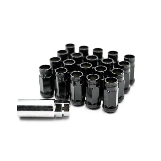 Superspeed Wheels Mustang Black Chrome Cold Forged Steel Tuner Lugs ...