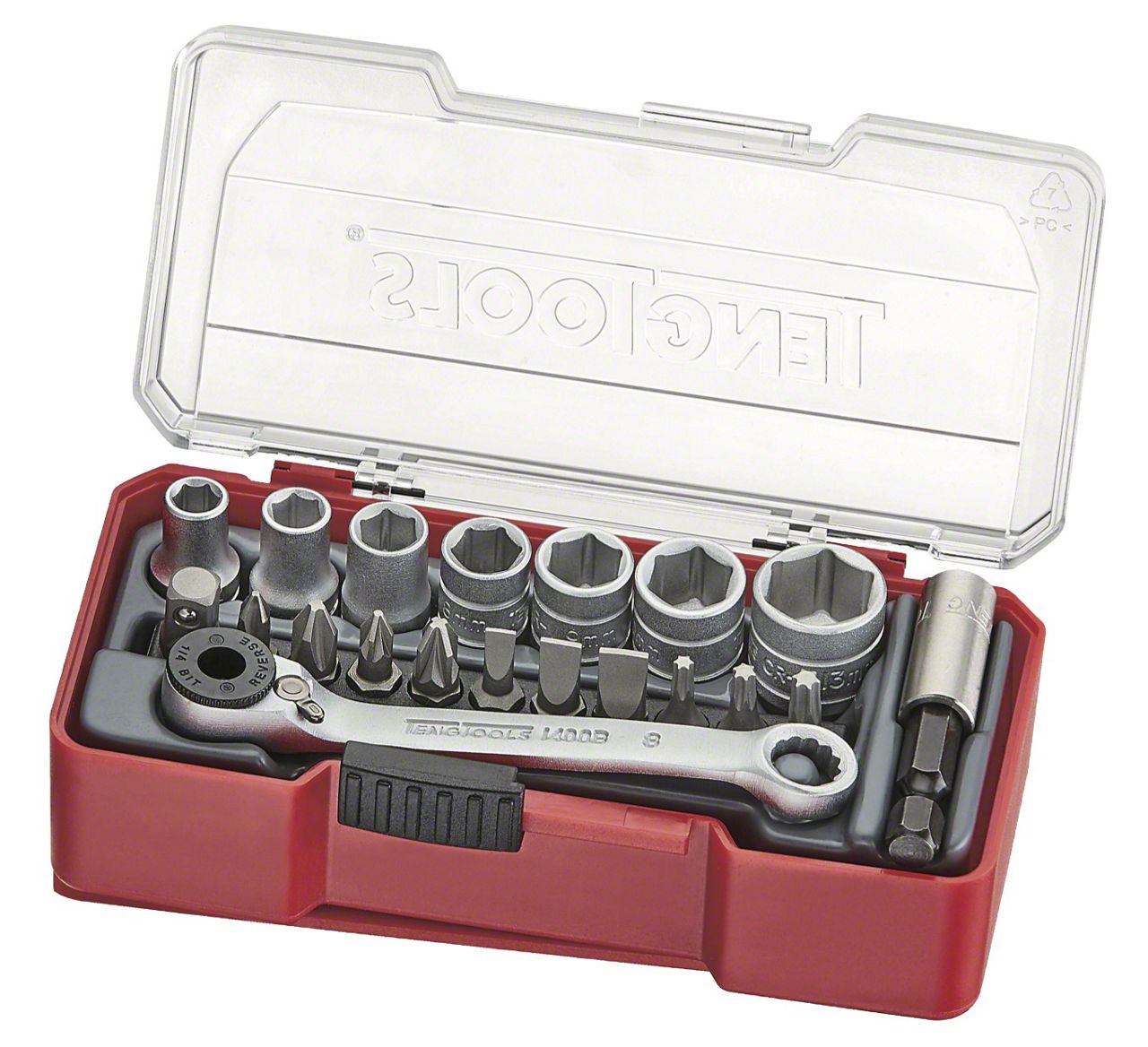 Teng Tools Universal AM 1/4-Inch Drive 6-Point Socket Set with Belt ...