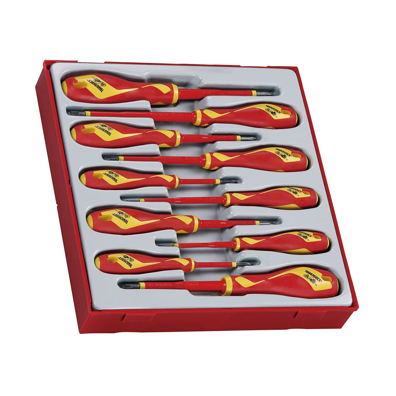 Teng Tools Universal AM 1000 Volt Insulated Mixed Screwdriver Set; 10 ...