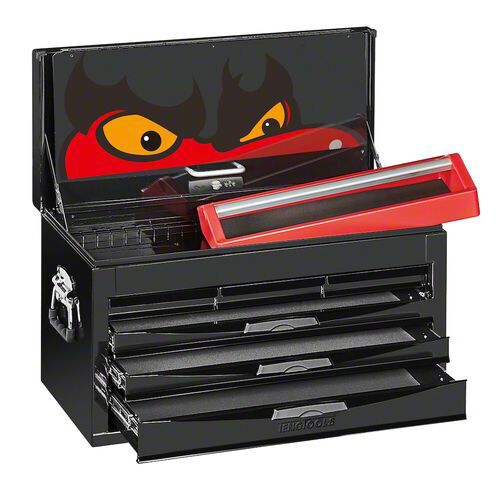 Teng Tools Universal AM 26-Inch Pro 6-Drawer Top Box; Black TC806NBK ...