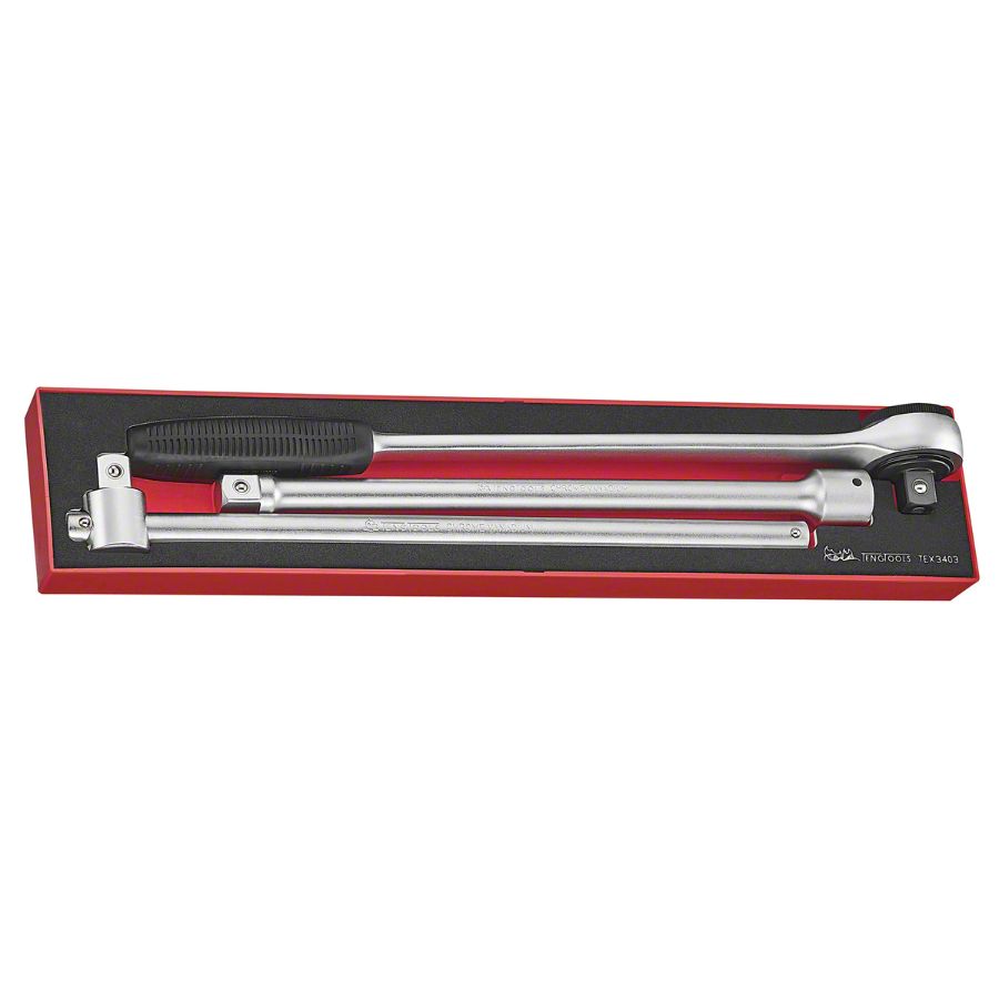 Teng Tools Universal AM 3/4-Inch Drive Ratchet, Extension and T-Bar ...