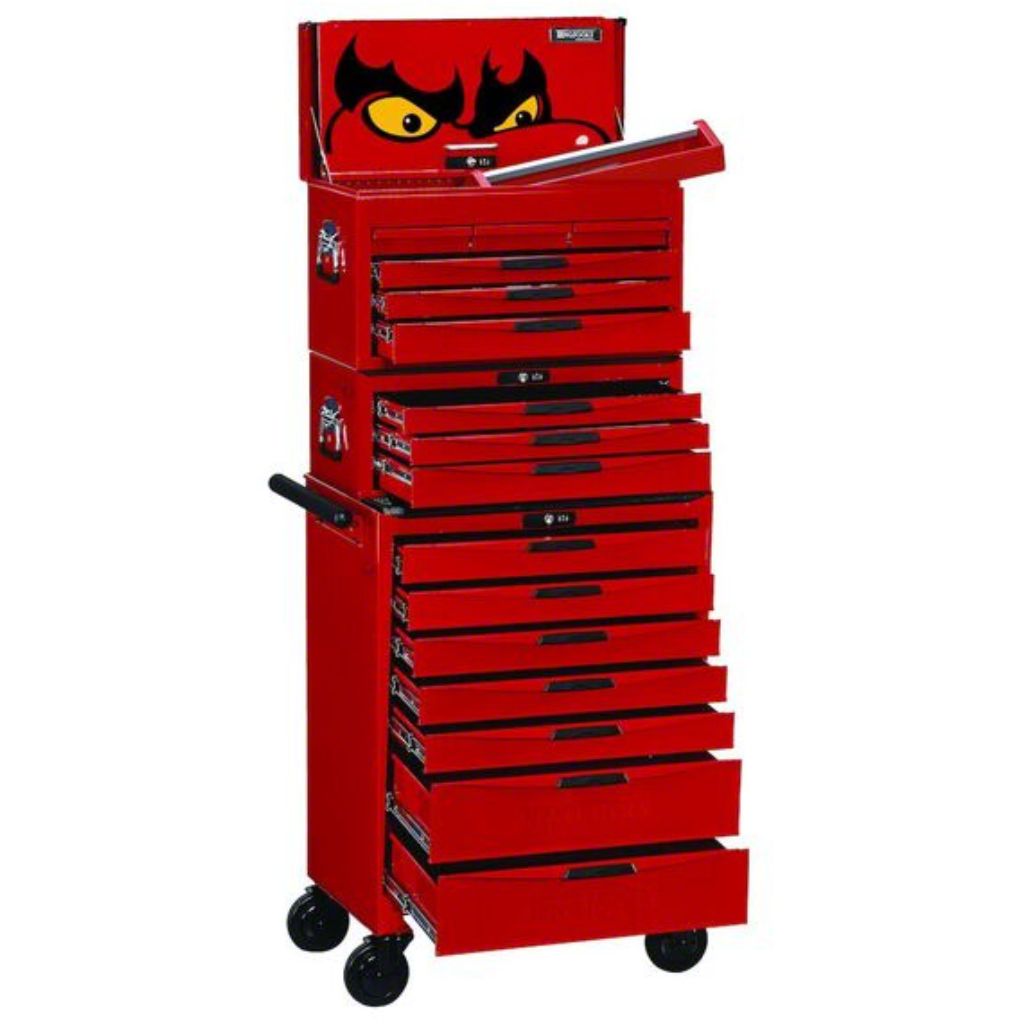 Teng Tools Universal AM 8-Series Top/Middle Box with Roller Cabinet TEN ...