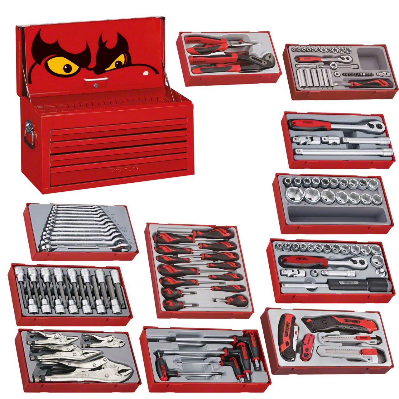 Teng Tools Universal AM Complete Mixed Service Tool Kit U53831-AM ...