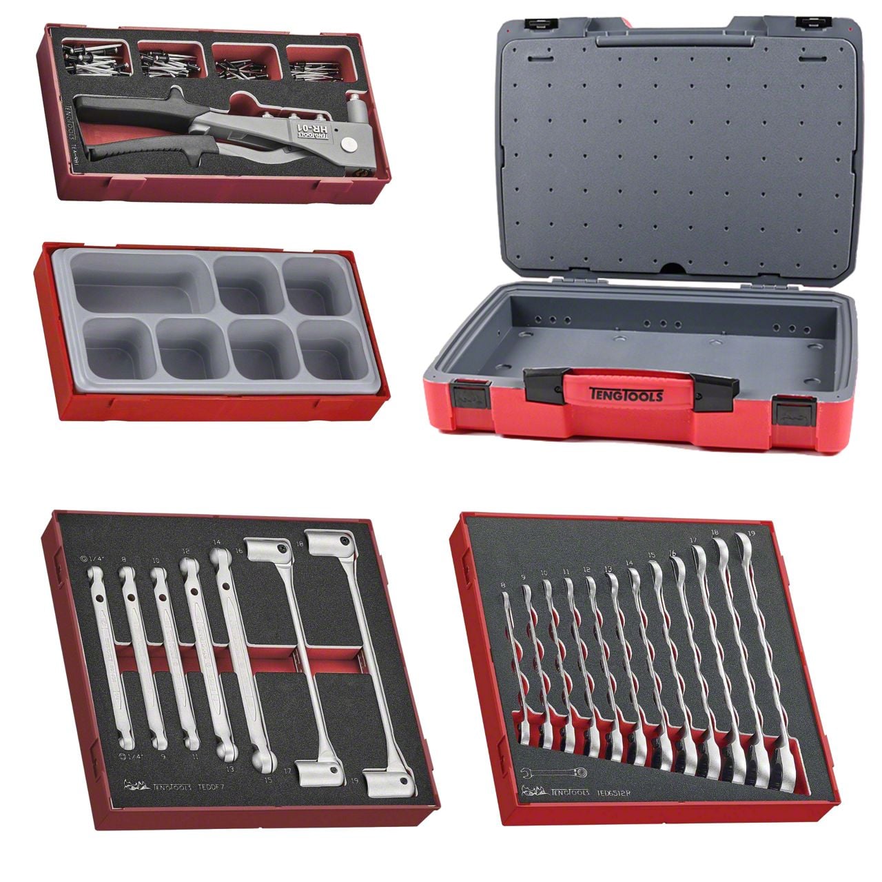 Teng Tools Universal AM Double Flex Wrench, Ratchet Wrench and Rivet ...