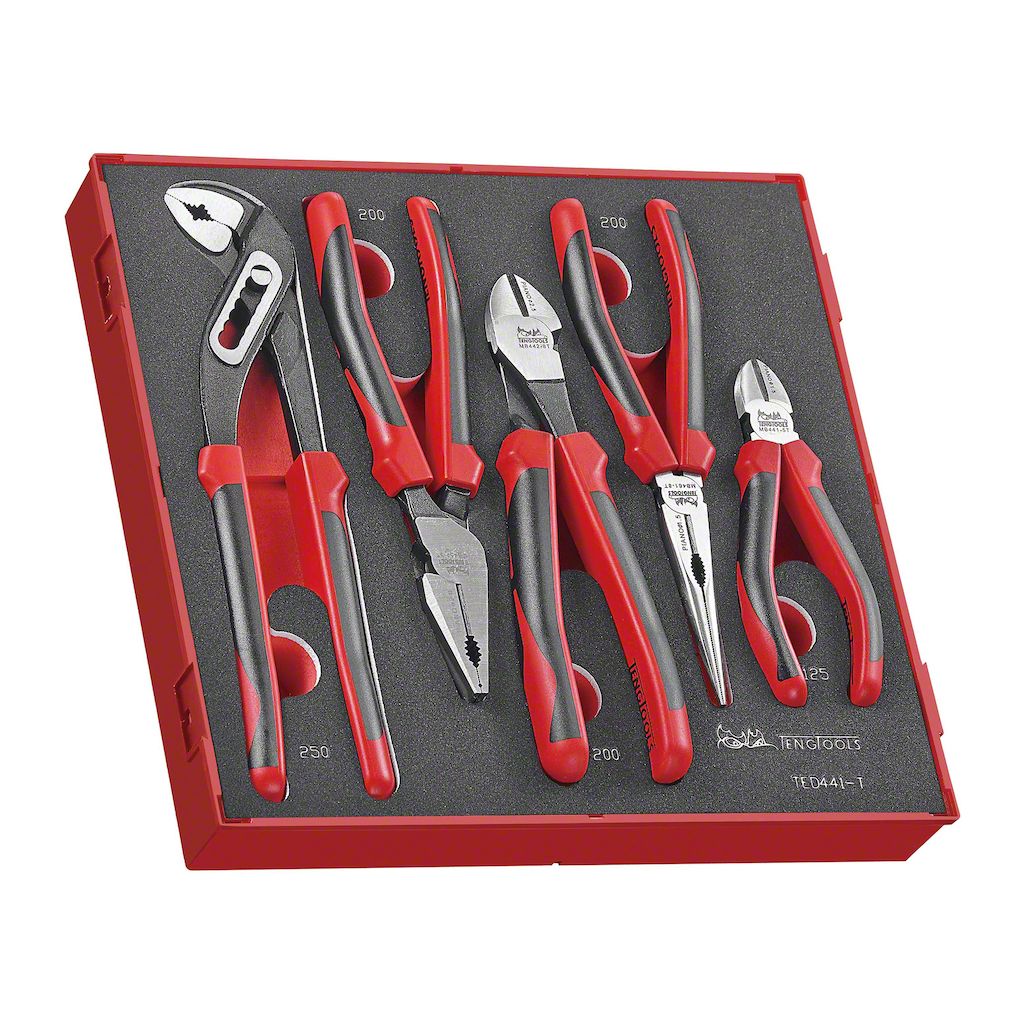 Teng Tools Universal AM EVA Foam Plier Set; 5-Piece TEN-O-TED441T ...