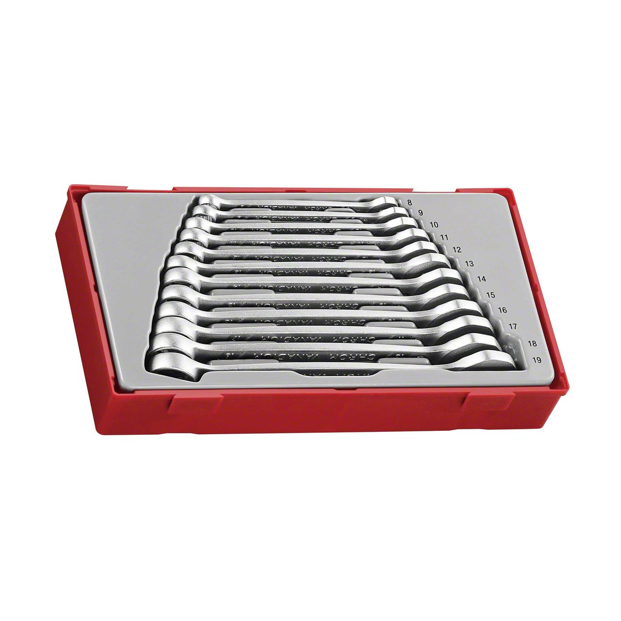 Teng Tools Universal AM Metric Anti-Slip Combination Wrench Set; 8 to ...