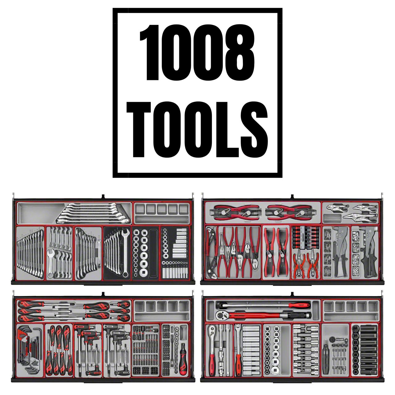 Teng Tools Universal AM PRO35 Tool Bundle; 1008-Piece 1008-BUNDLE ...