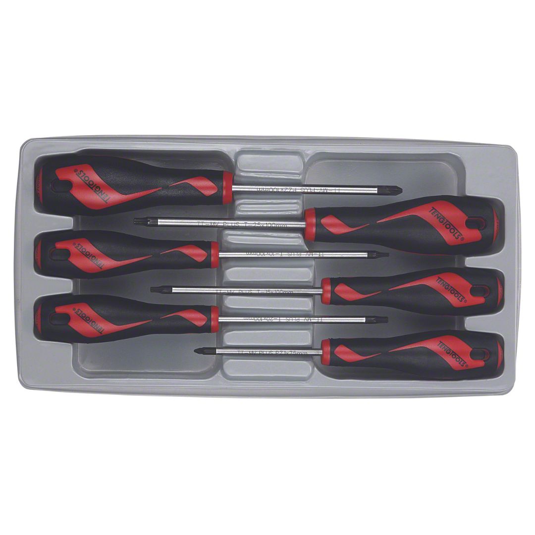 Teng Tools Universal AM PZ, TX Screwdriver Set; 6-Piece TEN-O-MD906N2 ...