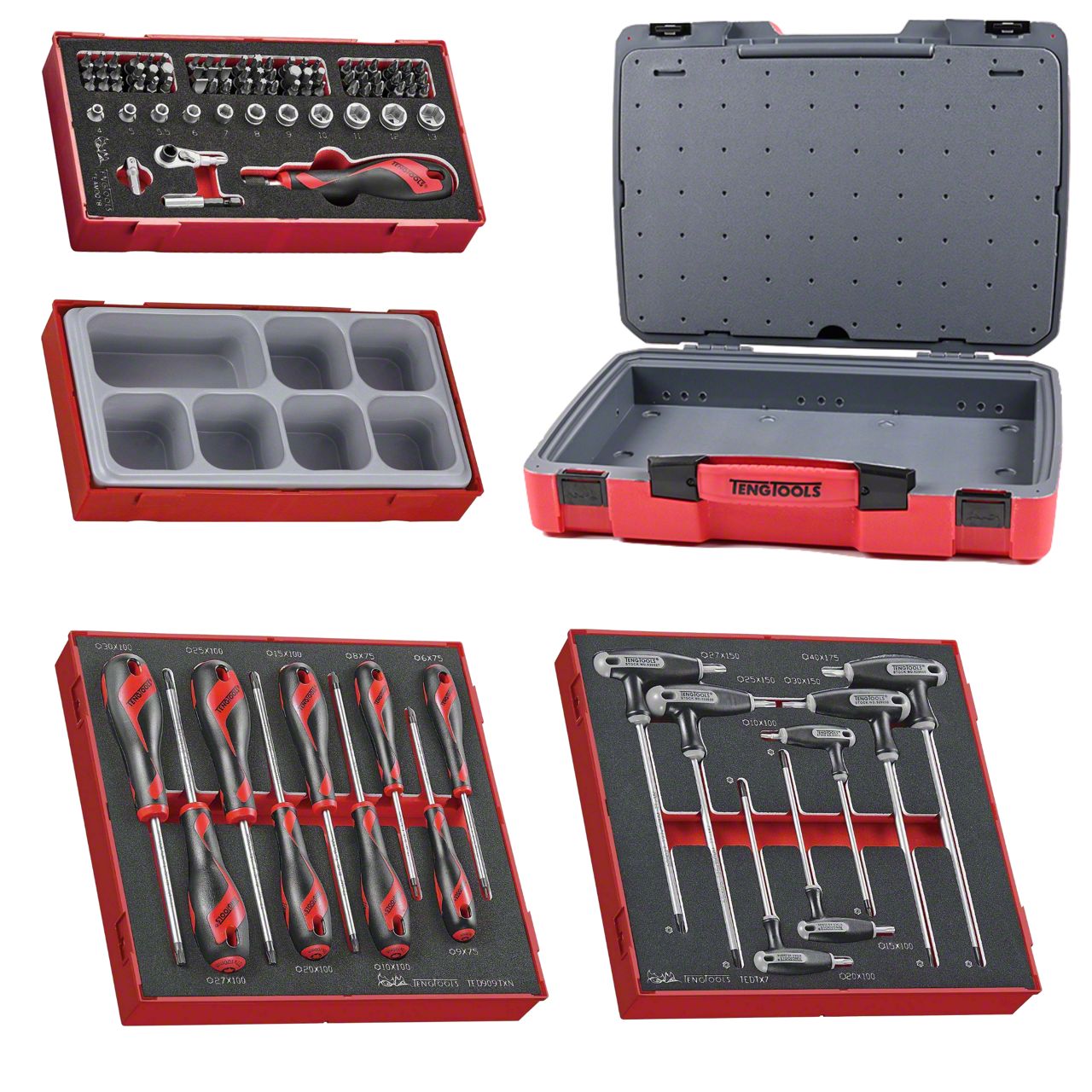 Teng Tools Universal AM Torx Key, Torx Screwdriver and Bit Foam Kit; 94 ...