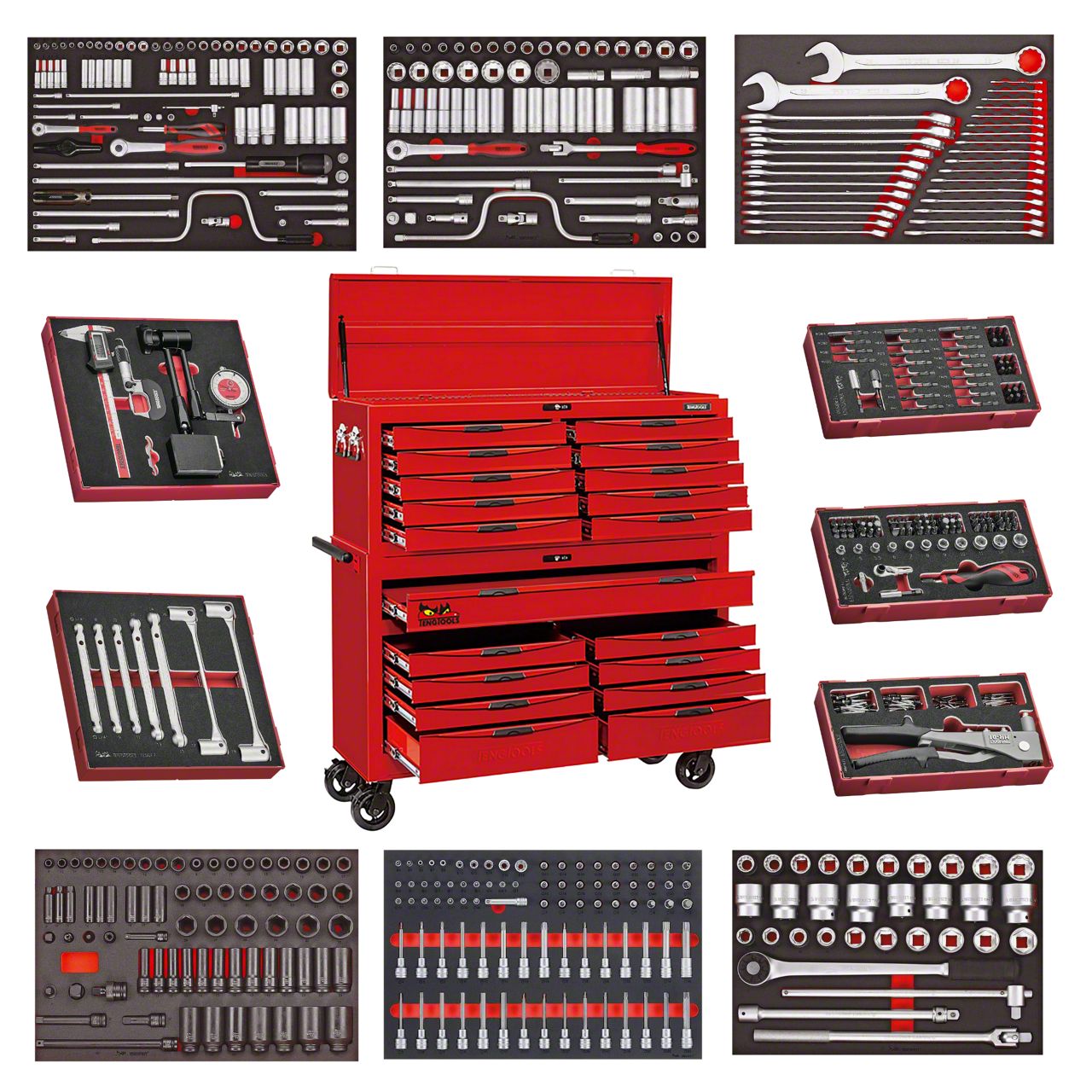 Teng Tools Universal AM Ultimate Monster Mega Master Tool Kit in EVA ...