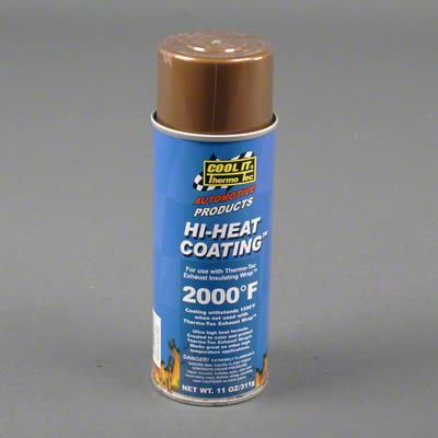Thermo Tec Corvette Hi Heat Wrap Spray Coating; Cooper; 11 oz. 12003 ...