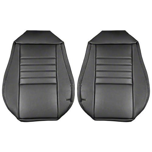 TMI Mustang OEM Style Front and Rear Seat Upholstery Kit with Pony Logo ...