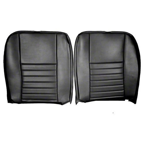 TMI Mustang OEM Style Front and Rear Seat Upholstery Kit with Pony Logo ...