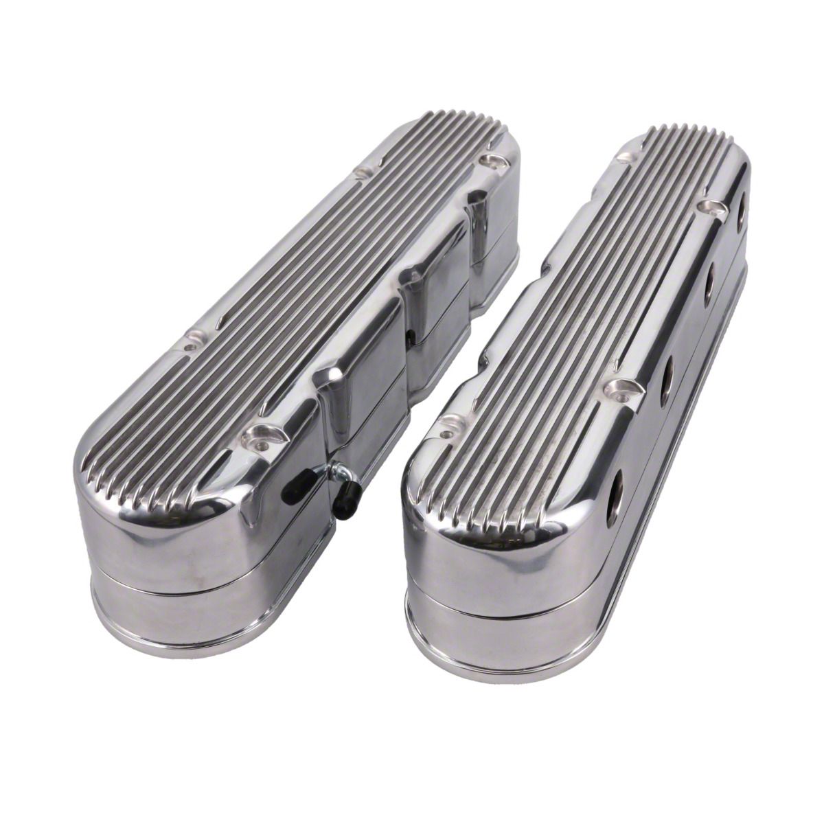 Top Street Performance Corvette Finned Cast Aluminum Valve Covers ...