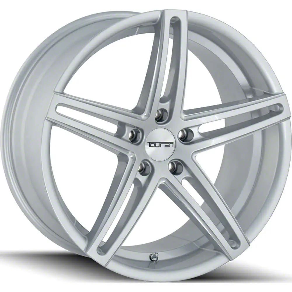 Touren Camaro TR73 Gloss Silver Milled Wheel; Rear Only; 20x10 3273 ...