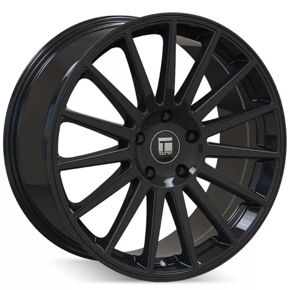 Touren Camaro TR92 Gloss Black Wheel; Rear Only; 20x10.5; 35mm Offset ...