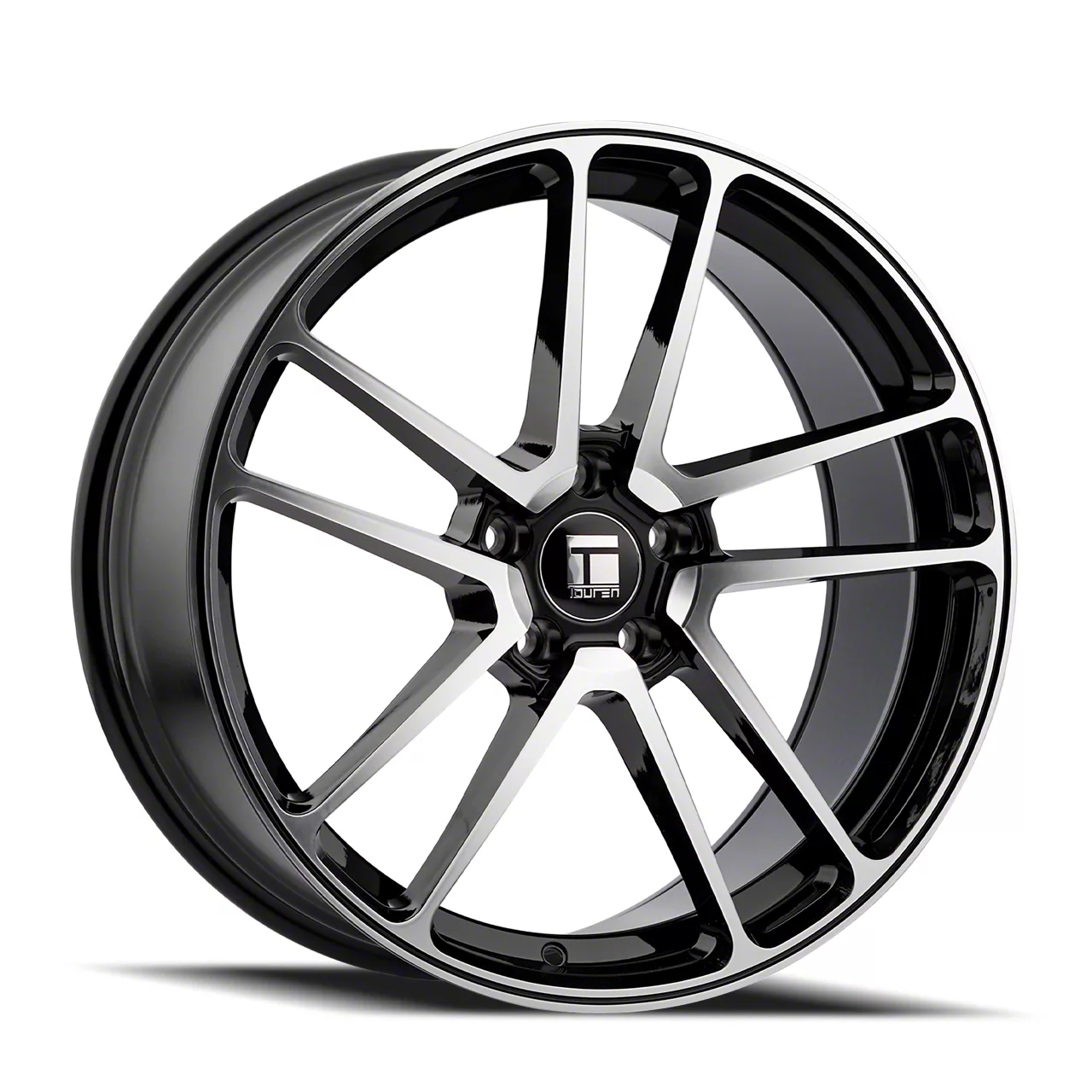 Touren Mustang TF97 Gloss Black Machined Wheel; 20x9; 35mm Offset 3297 ...