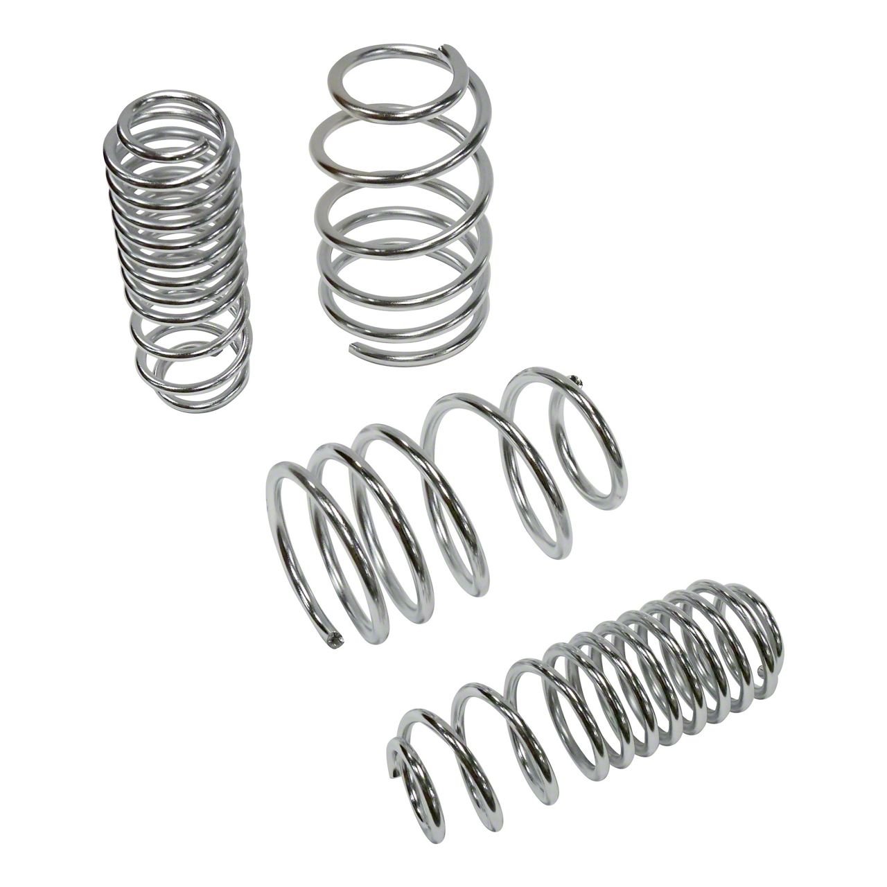Touring Tech Mustang Performance Series Lowering Springs; Chrome TT ...