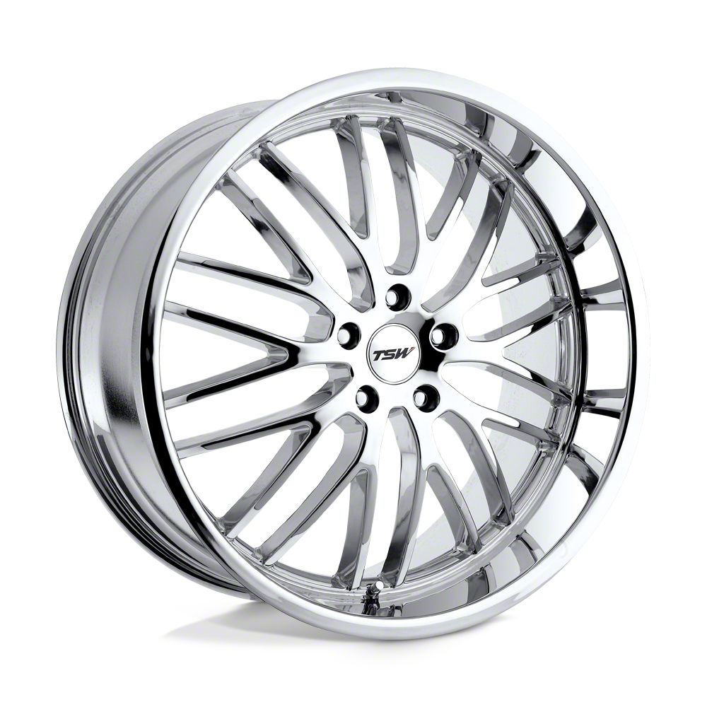 TSW Camaro Snetterton Chrome Wheel; 18x9.5; 20mm Offset ...