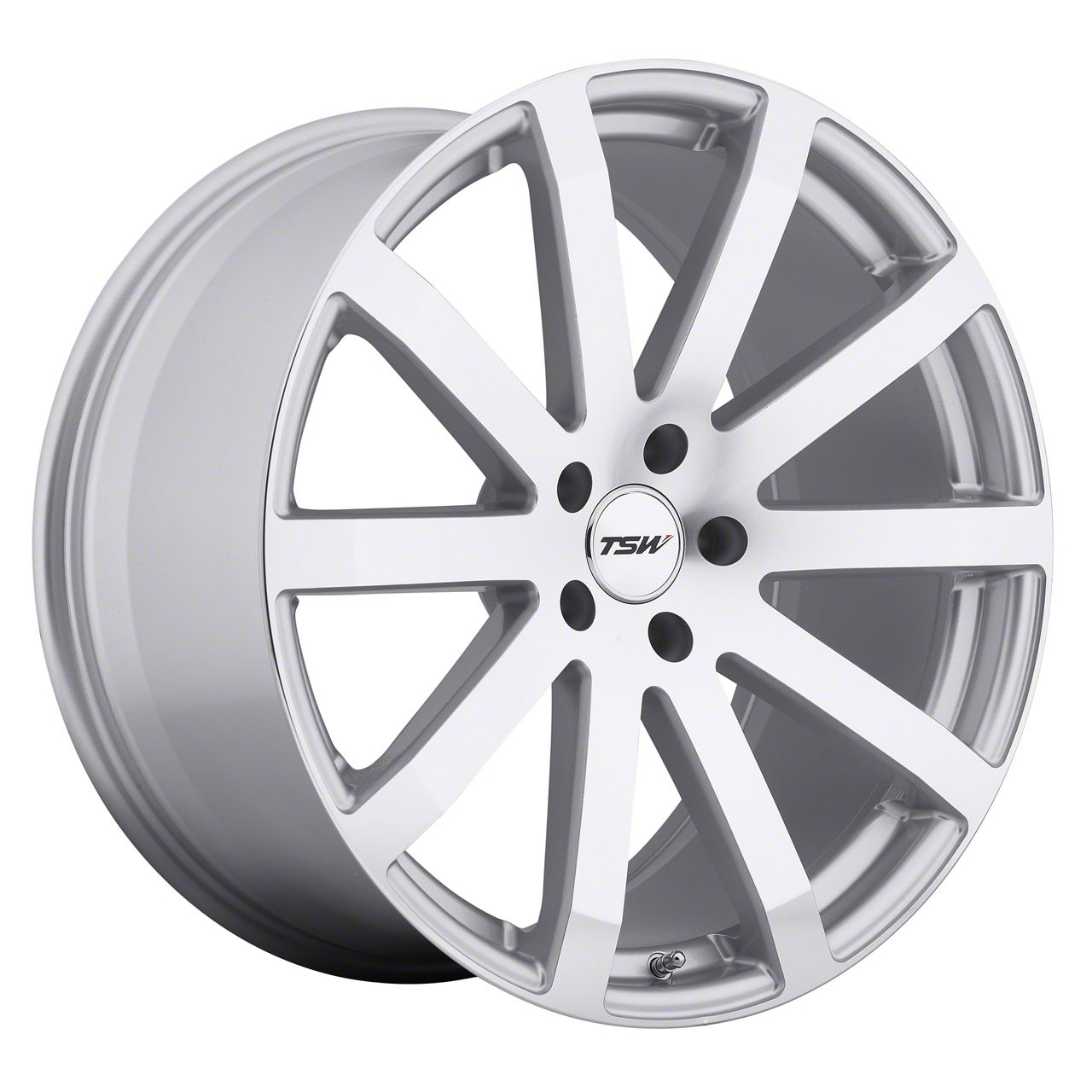 TSW Mustang Brooklands Silver Wheel; 19x9.5; 40mm Offset ...