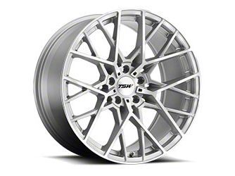 TSW Mustang Sebring Silver Wheel; 20x8.5; 40mm Offset 2085SEB405114S76 ...
