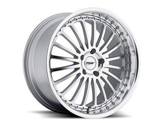 TSW Mustang Silverstone Silver Wheel; 19x8; 40mm Offset ...