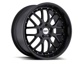 TSW Mustang Valencia Matte Black Wheel; 19x8; 40mm Offset ...