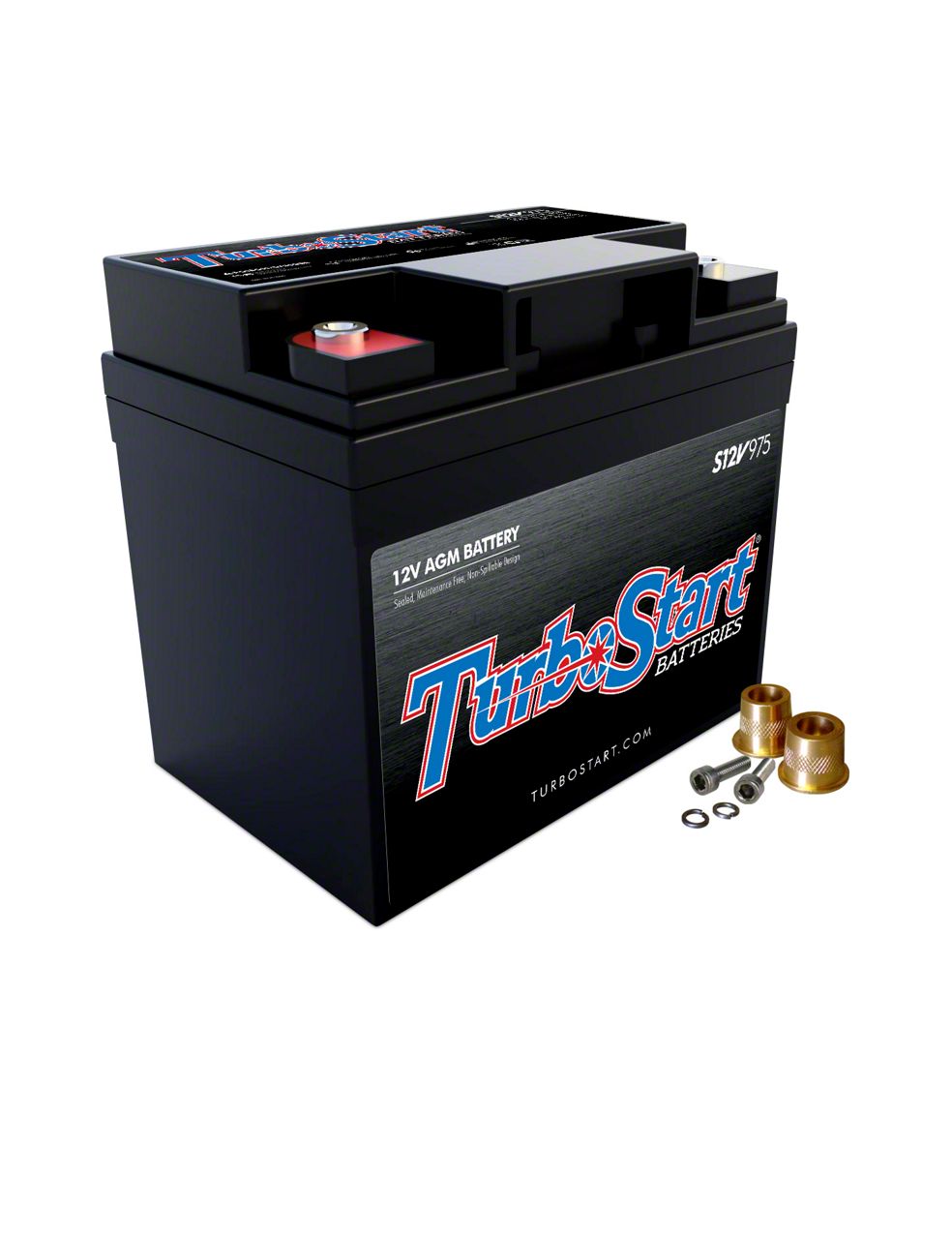 TurboStart Challenger AGM Race/Street Battery; 12-Volt S12V975 ...