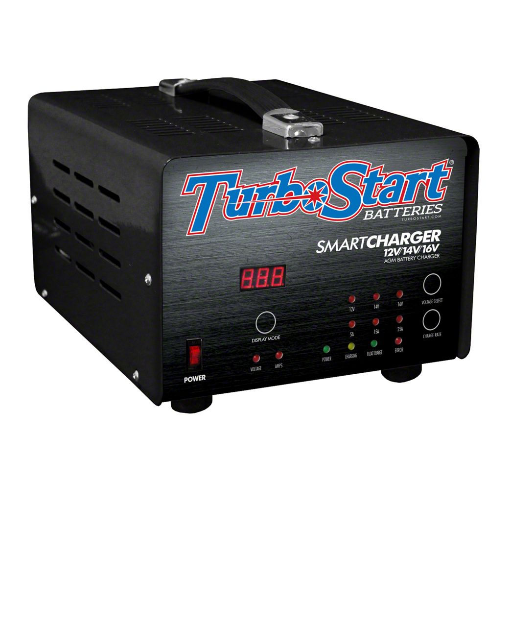 TurboStart Charger AGM Battery SMART Charger; 110V Multi-Stage CHG25A ...