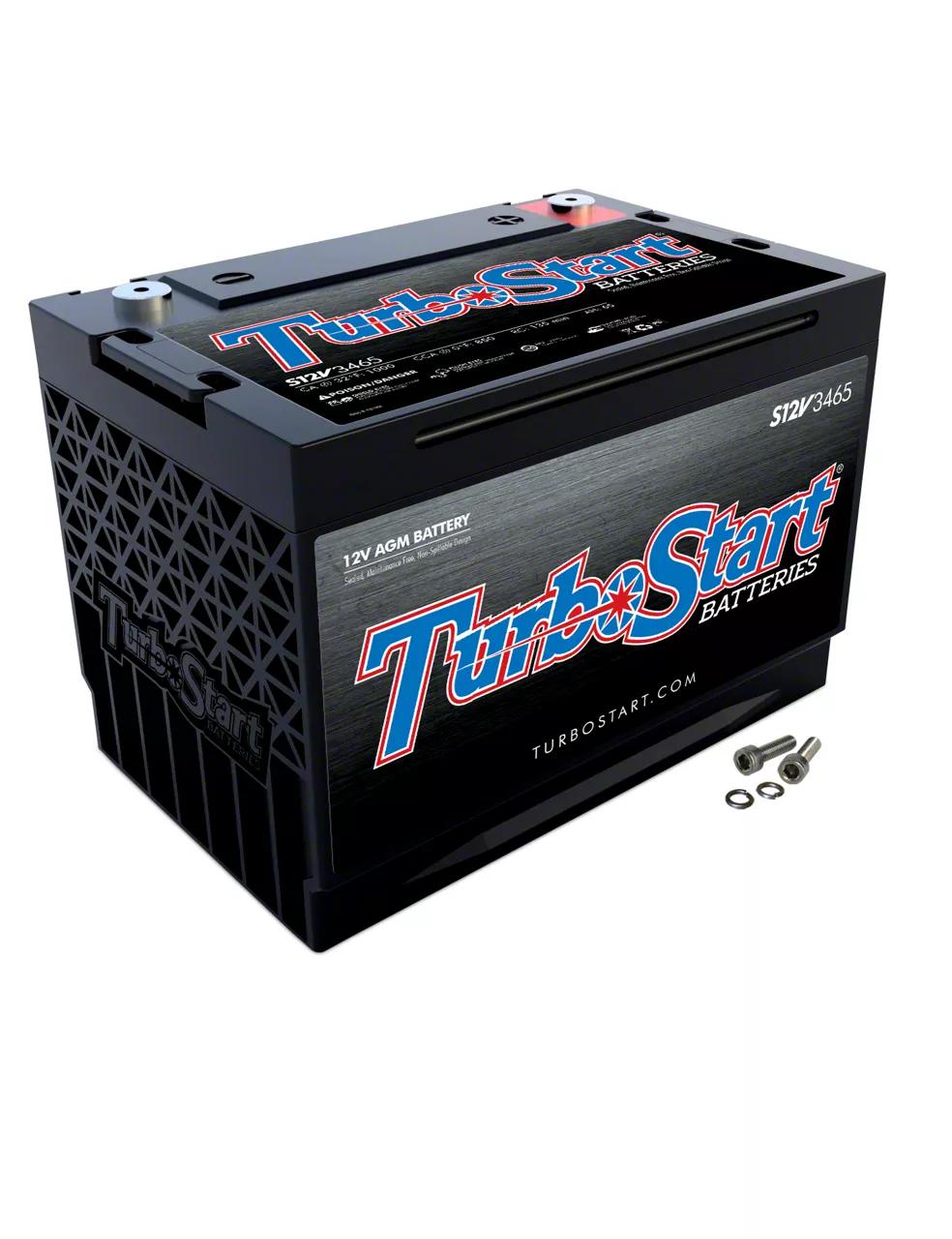TurboStart Mustang AGM Race/Street/Off Road Battery; 12-Volt; Group 34 ...