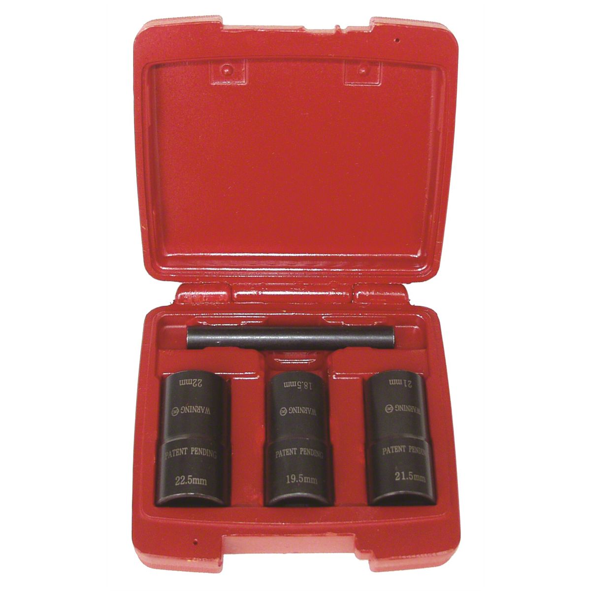 Universal AM 1/2-Inch Drive Dual Sided Socket Lug Nut Removal Kit with ...