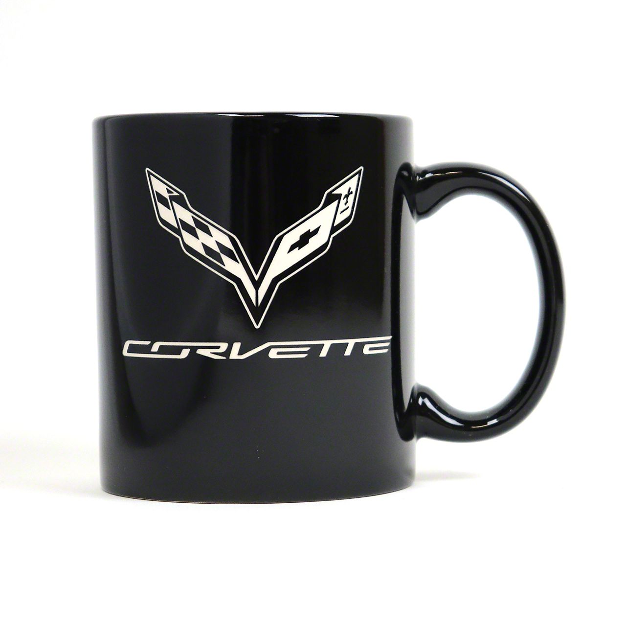Universal AM 11-oz. Coffee Mug with C7 Logo; Black - Free Shipping