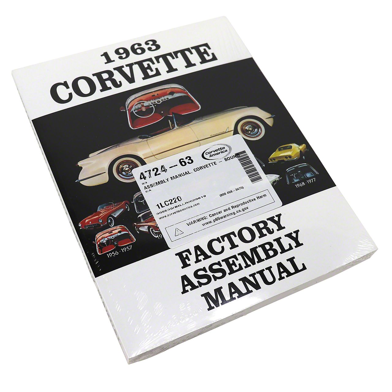 Universal AM 1963-1963 Corvette Factory Assembly Manual - Free Shipping