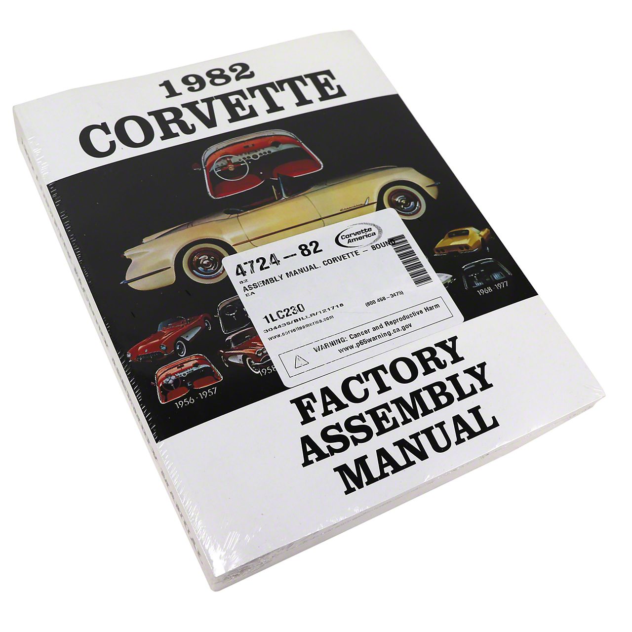 Universal AM 1982-1982 Corvette Factory Assembly Manual - Free Shipping